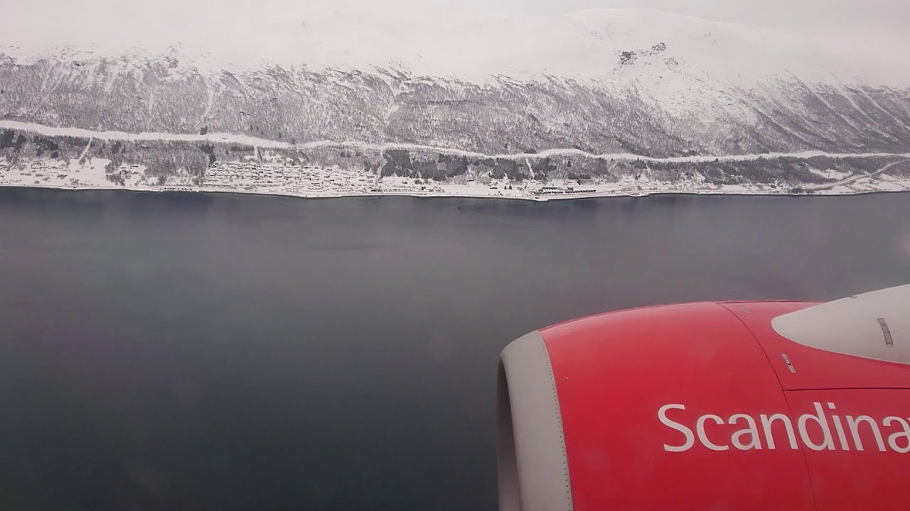 Tromsø flight landing | Tromsø at winter | Tromso | Arctic circle ...
