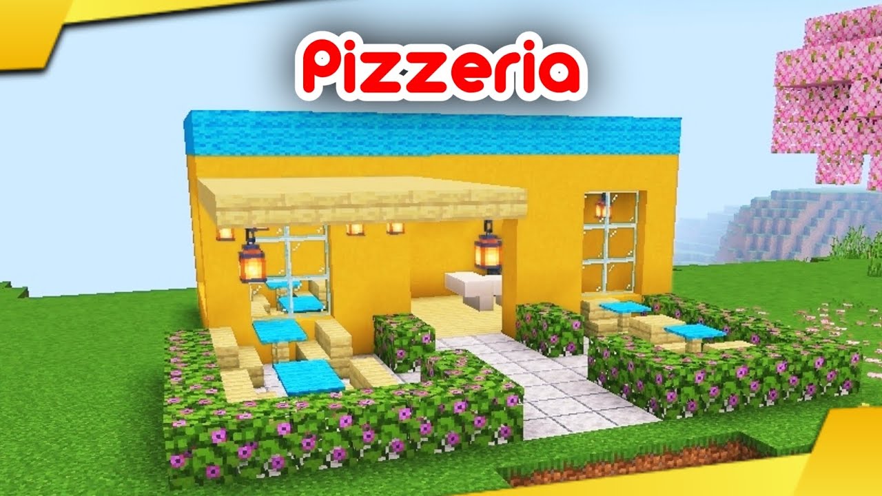 Pizzeria in Minecraft Tutorial - YouTube