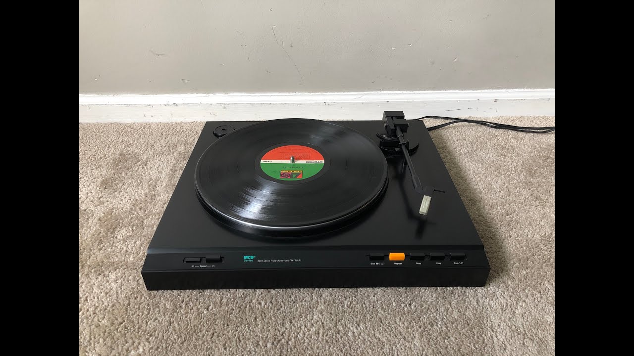 Modular Component Systems MCS 6310 Record Player Turntable - YouTube