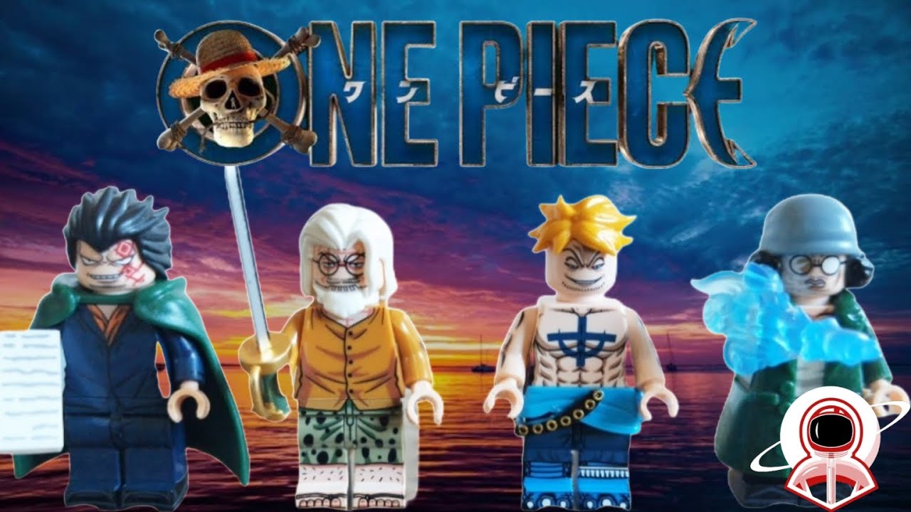 Rayleigh, Aokiji, Marco and Dragon - One Piece - LEGO Unofficial # ...