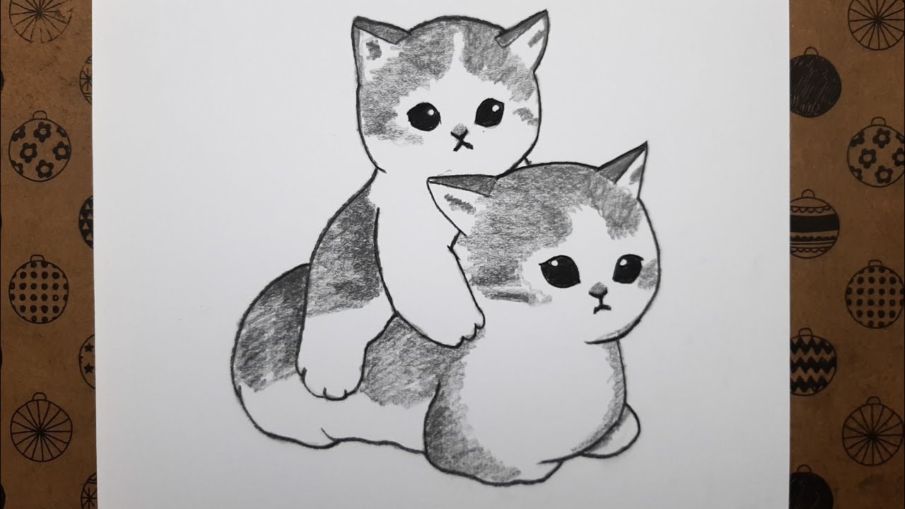 Easy Drawing Ideas, How To Draw Cat Step By Step Cute Easy, 50% OFF