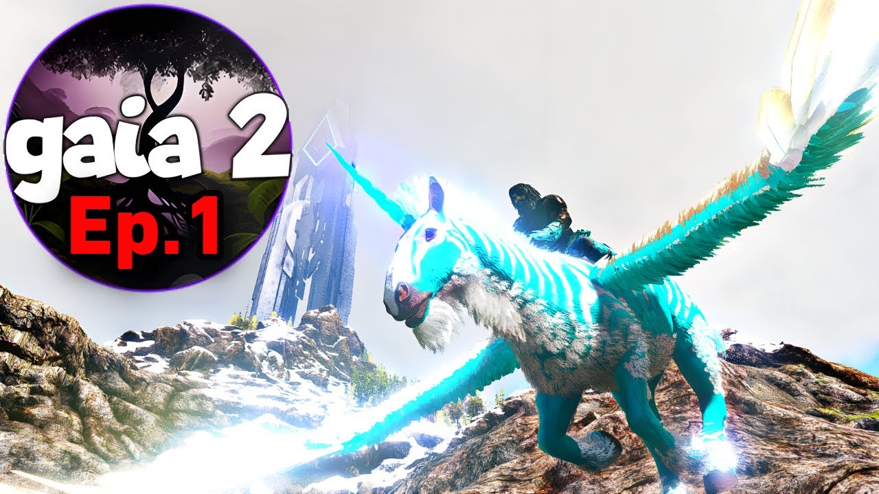 Ark Survival Evolved - Gaia 2 - Modded Ark - HE CAN FLY ?! ep1 - YouTube