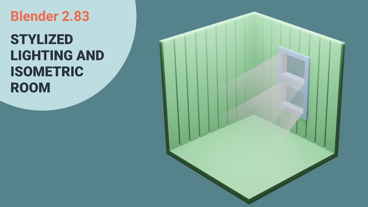 Isometric Room with Stylized Lighting - Blender Tutorial - YouTube