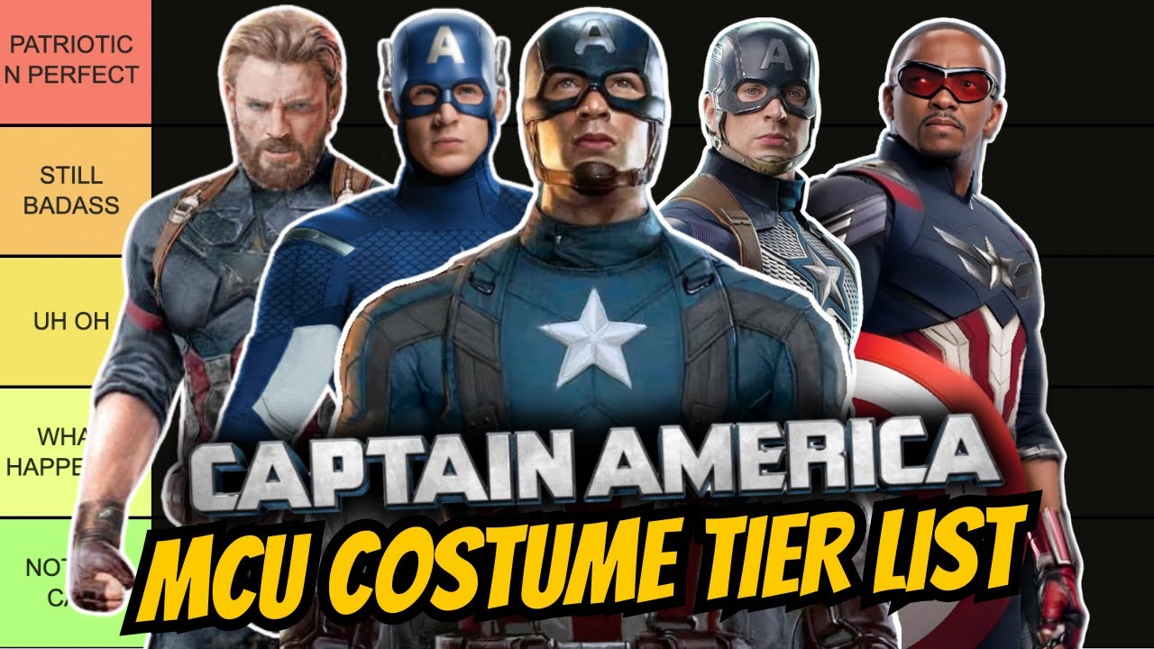 Captain America MCU Costumes | Tier List - YouTube