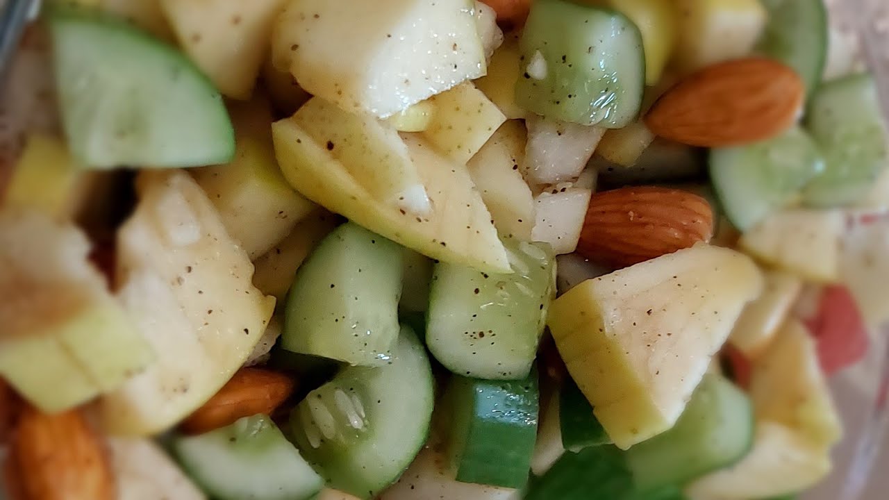 Green Apple Salad | Easy and simple Salad | Healthy Salad. - YouTube