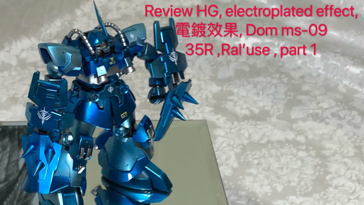 How to build Rick dom, Dom MS-09,Review in HG,Custom build Dom,HG ...
