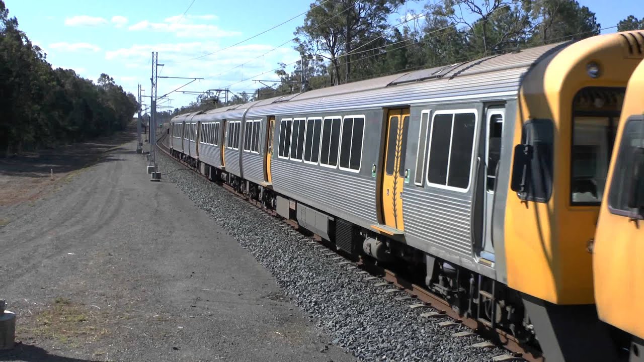 ( HD ) TRAINS AT ELIMBAH - YouTube