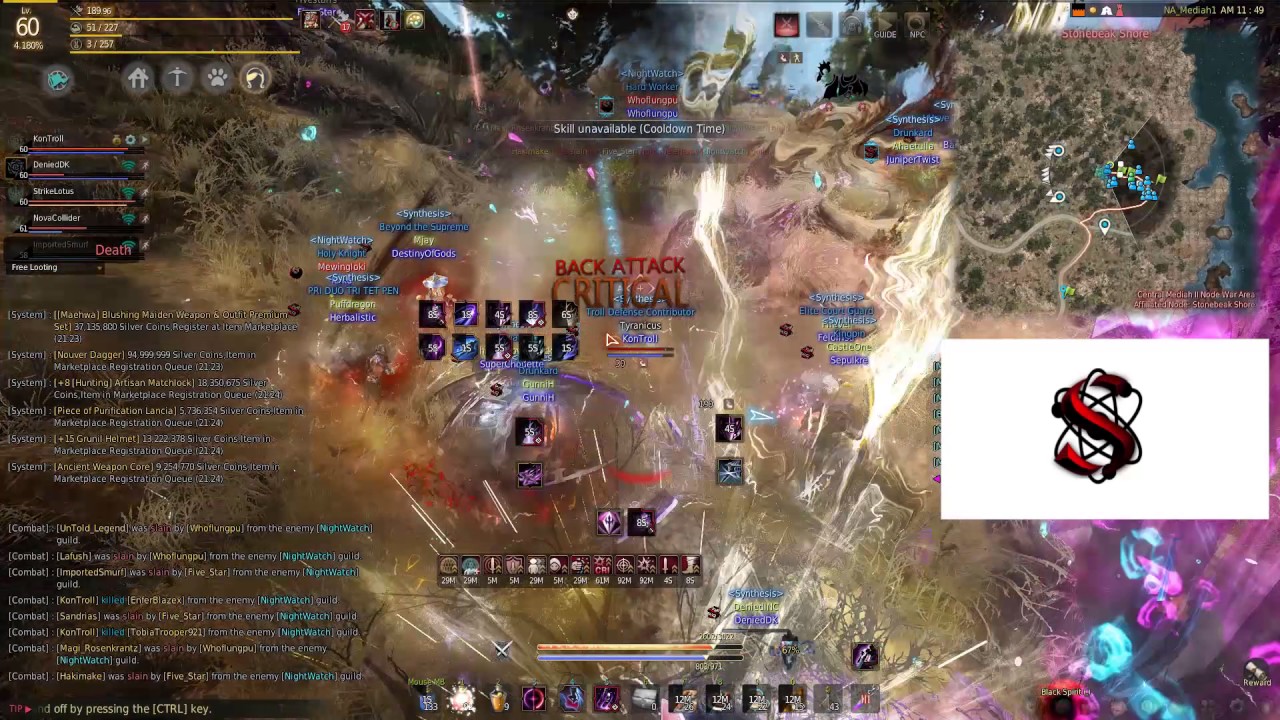 BDO - DK Node War PvP - Synthesis - YouTube