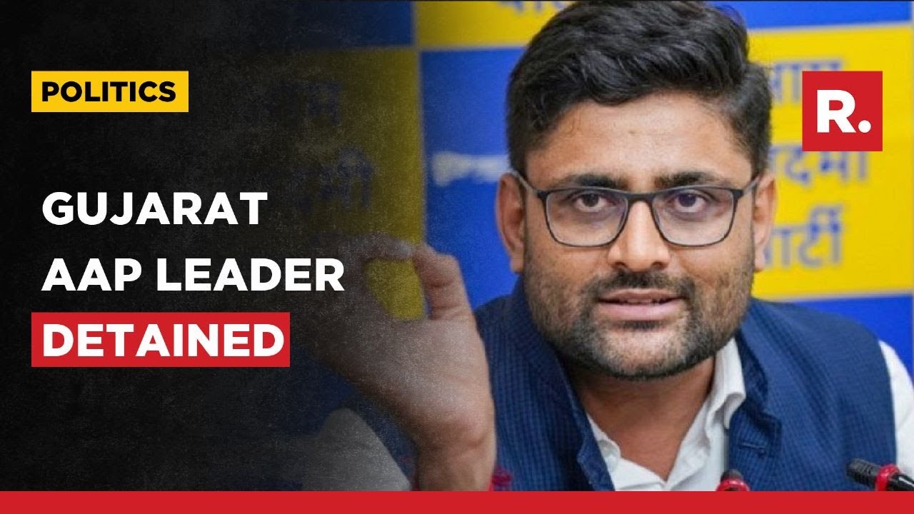 AAP's Gopal Italia Detained For Allegedly Insulting Gujarat Min Harsh ...
