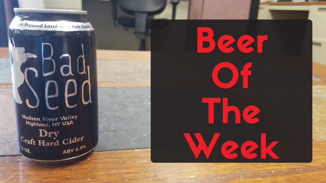 Bad Seed's Dry Craft Hard Cider: Beer of the Week - YouTube