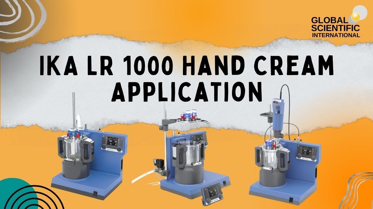 IKA LR 1000 Hand Cream Application - YouTube