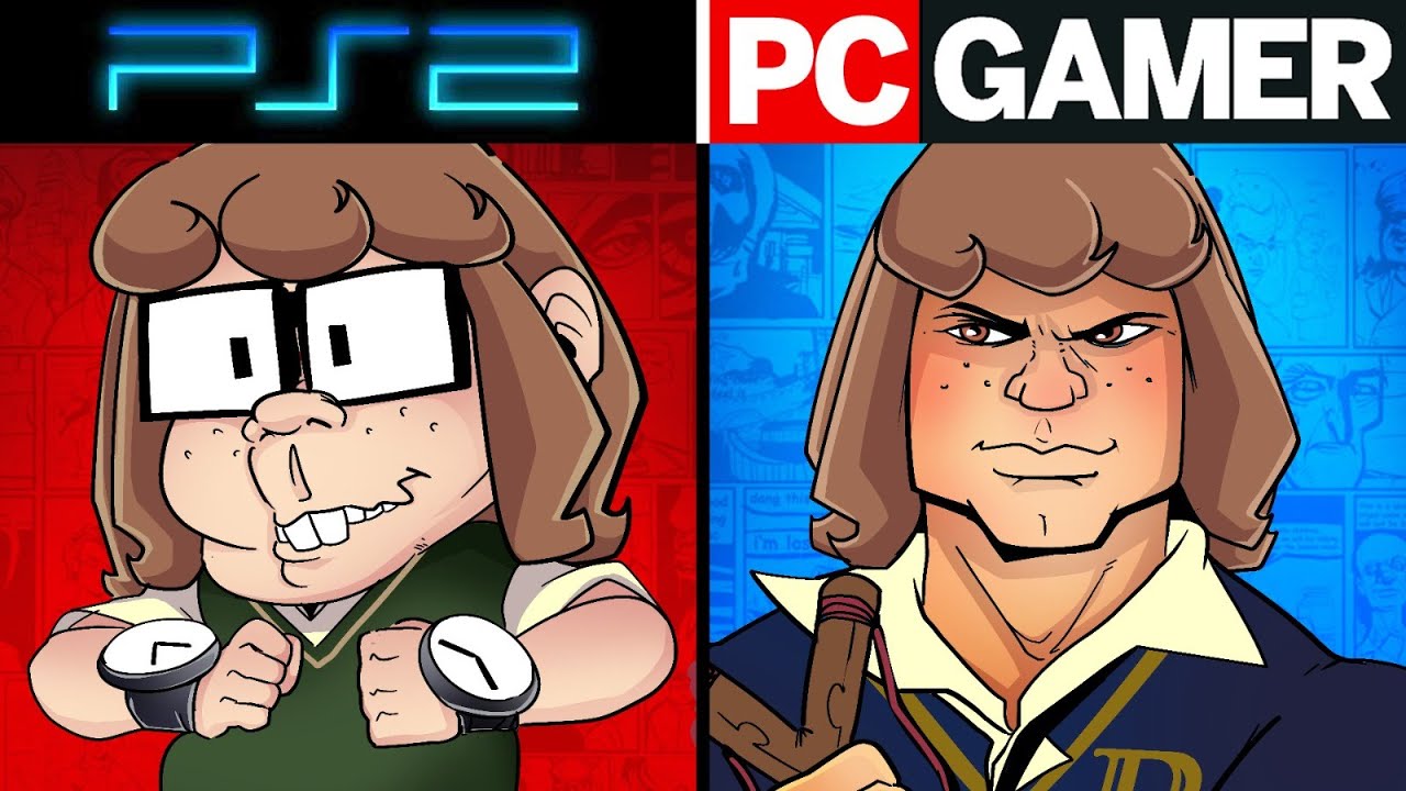 COMPAREI O BULLY DE PS2 COM A VERSÃO DEFINITIVA - YouTube
