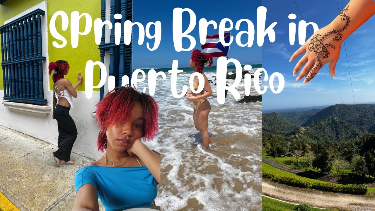 Spending spring break in Puerto Rico♥︎ Beach-Rainforest-ZipLining - YouTube