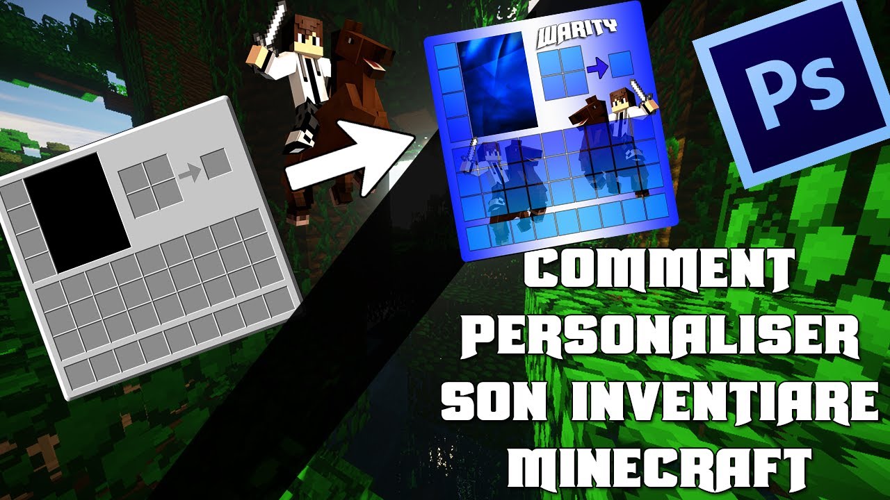 Comment personaliser son inventaire Minecraft ! - YouTube