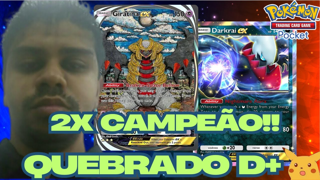 2x CAMPEÃO DO URSIIDAY! TIER 1 ABSOLUTO! | DECK GIRATINA EX / DARKRAI ...