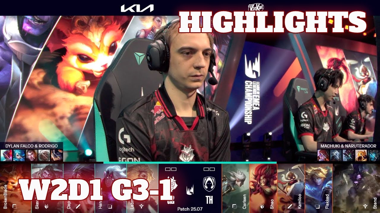 G2 vs TH - Game 1 Highlights | Week 2 Day 1 LEC Spring 2025 | G2 ...