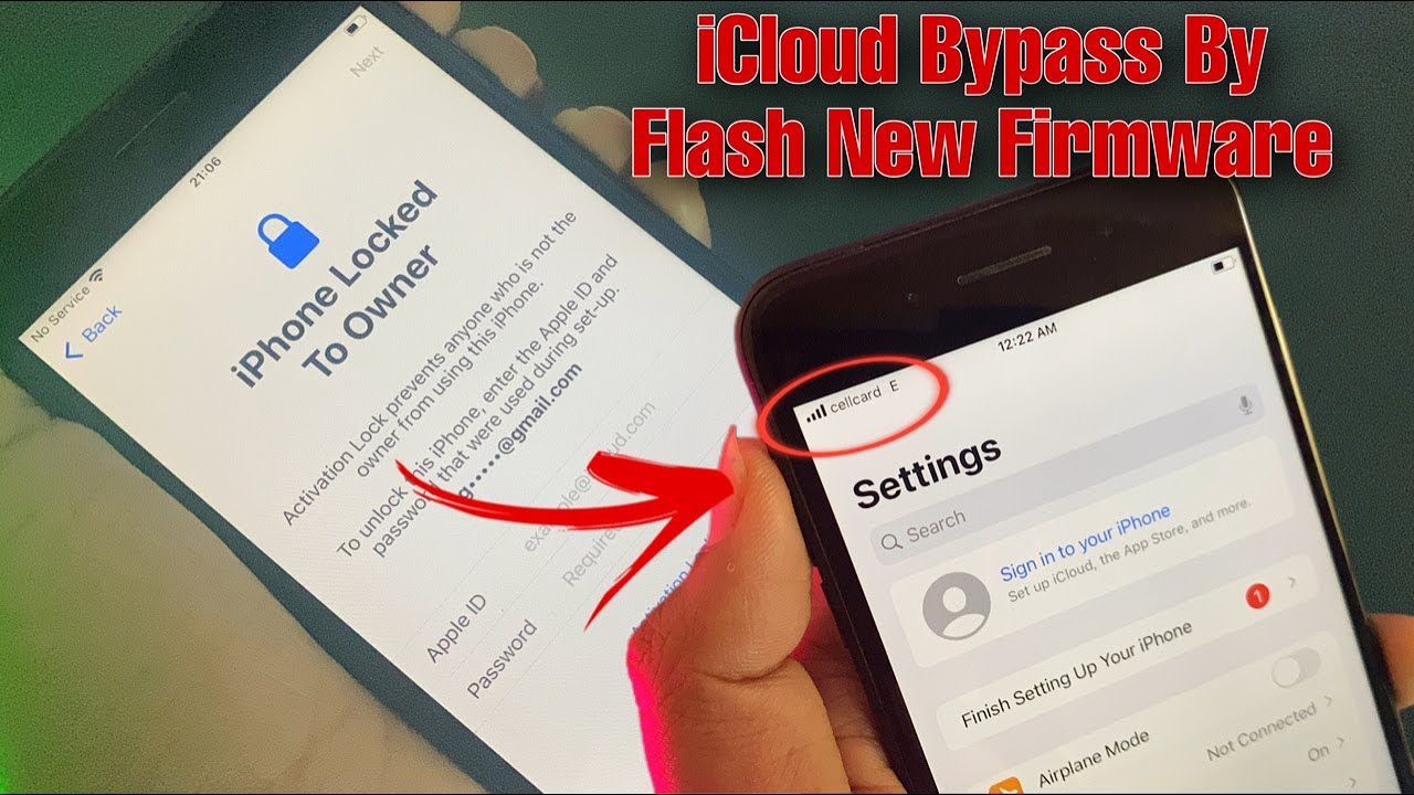 iCloud Hello Screen Bypass iOS15.6.1 By Flash New Firmware SIM Full ...
