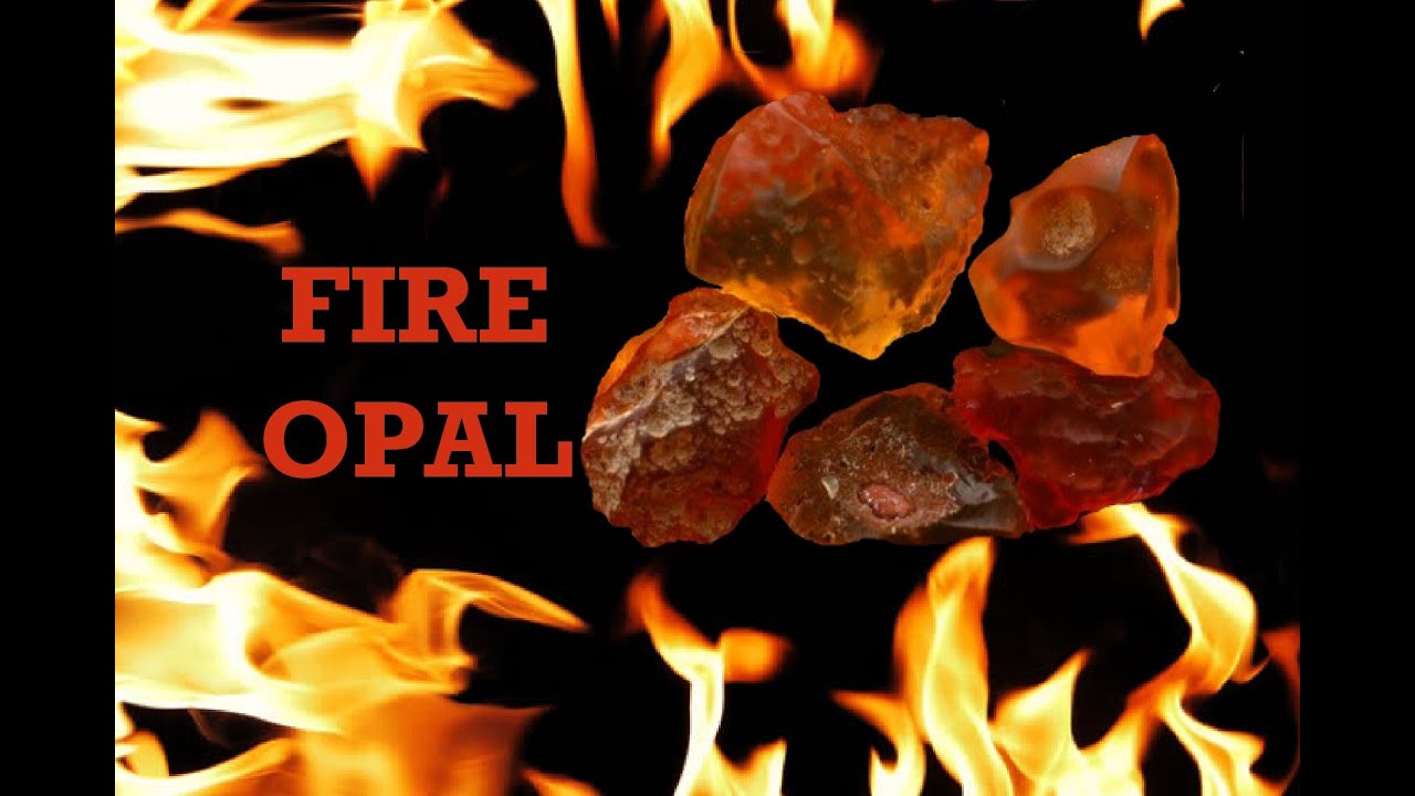 How To Cut Gemstones - Fire Opal - YouTube
