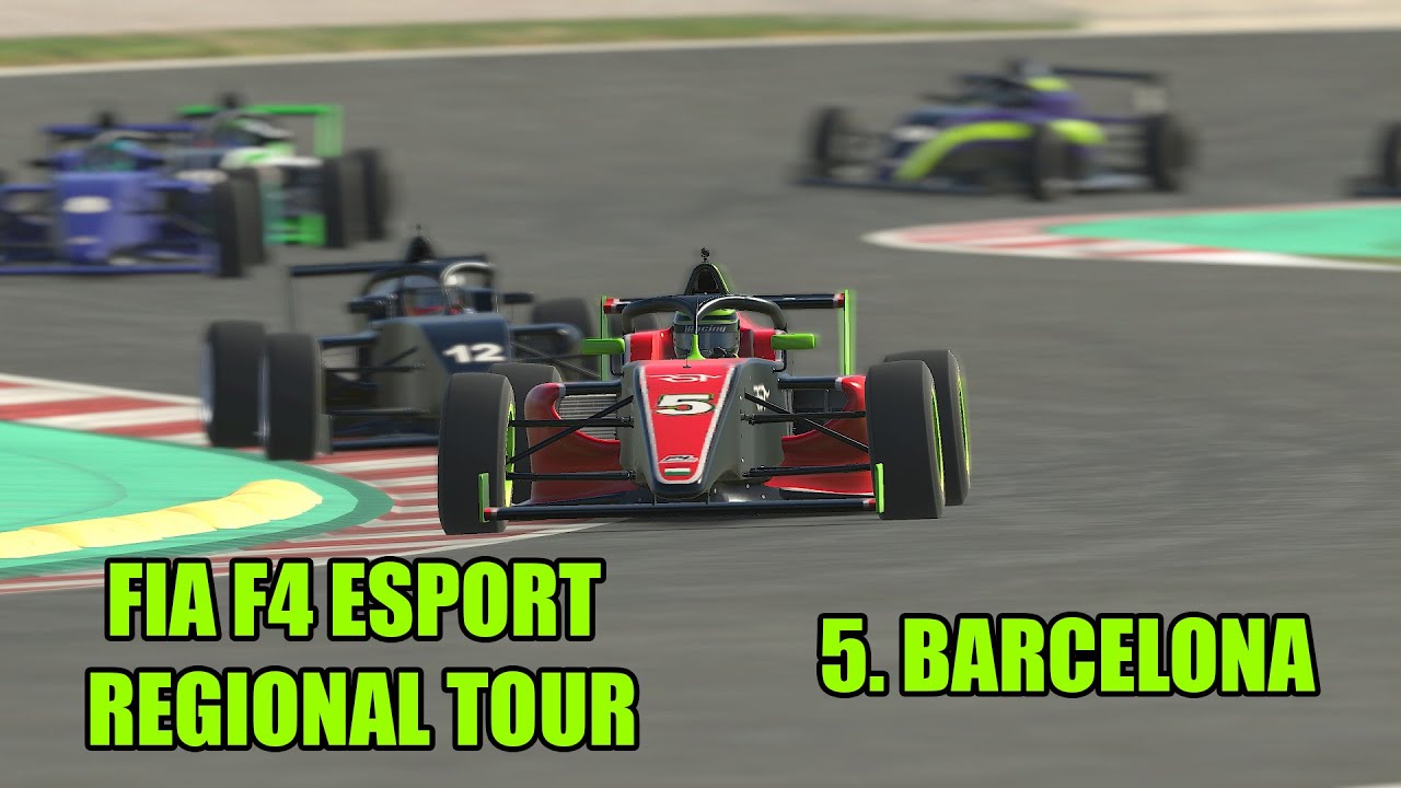 FIA F4 Esport Regional Tour 2023 - 5. Barcelona - YouTube