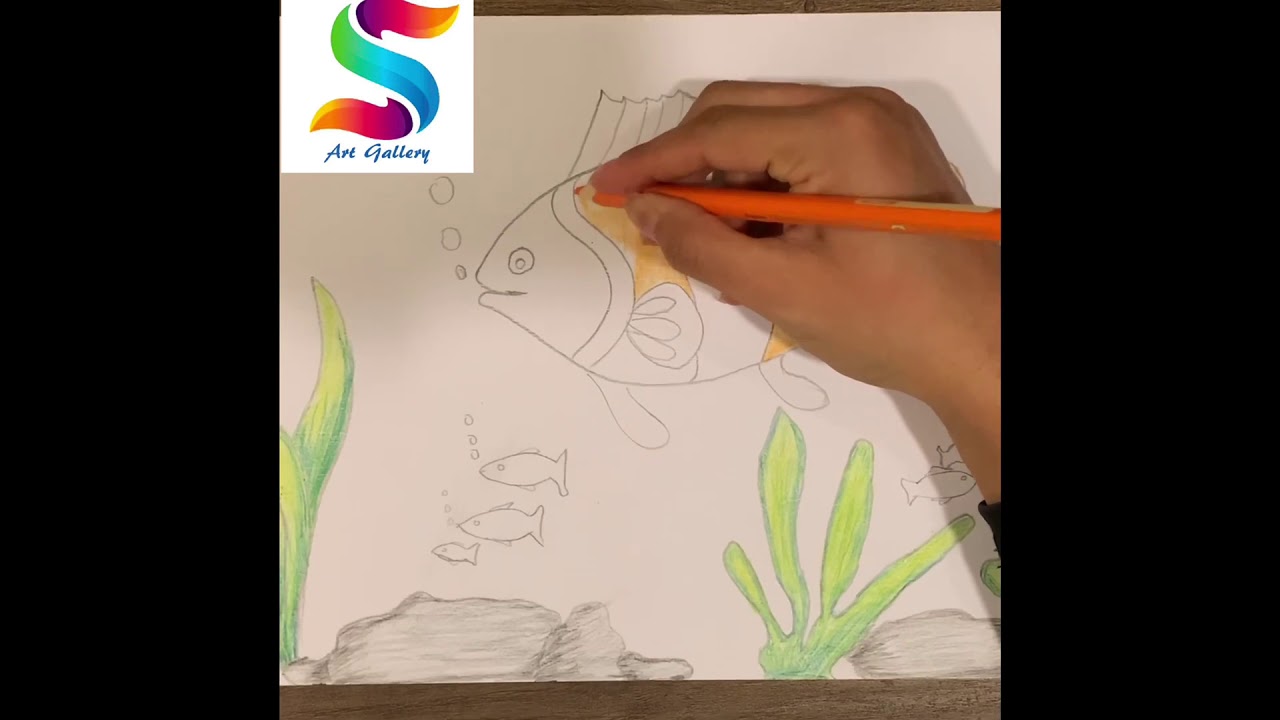 How to draw a seabed #1 - YouTube