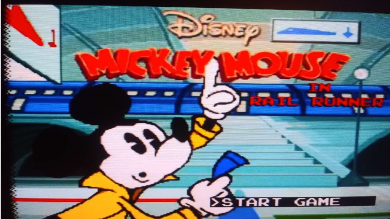 MICKEY MOUSE! IN RAIL RUNNER! FUN RAILWAY GAME! - YouTube
