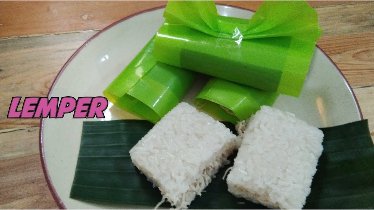 Cara Membuat Lemper isi Ayam - YouTube