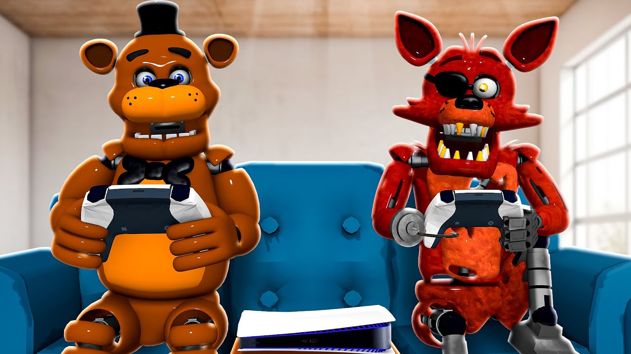 Foxy and Freddy Hangout For A Day! - YouTube