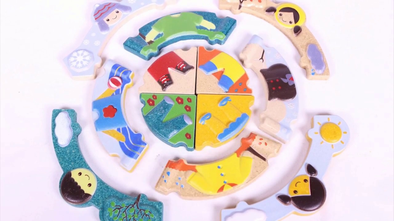 Puzzle las estaciones del año - YouTube