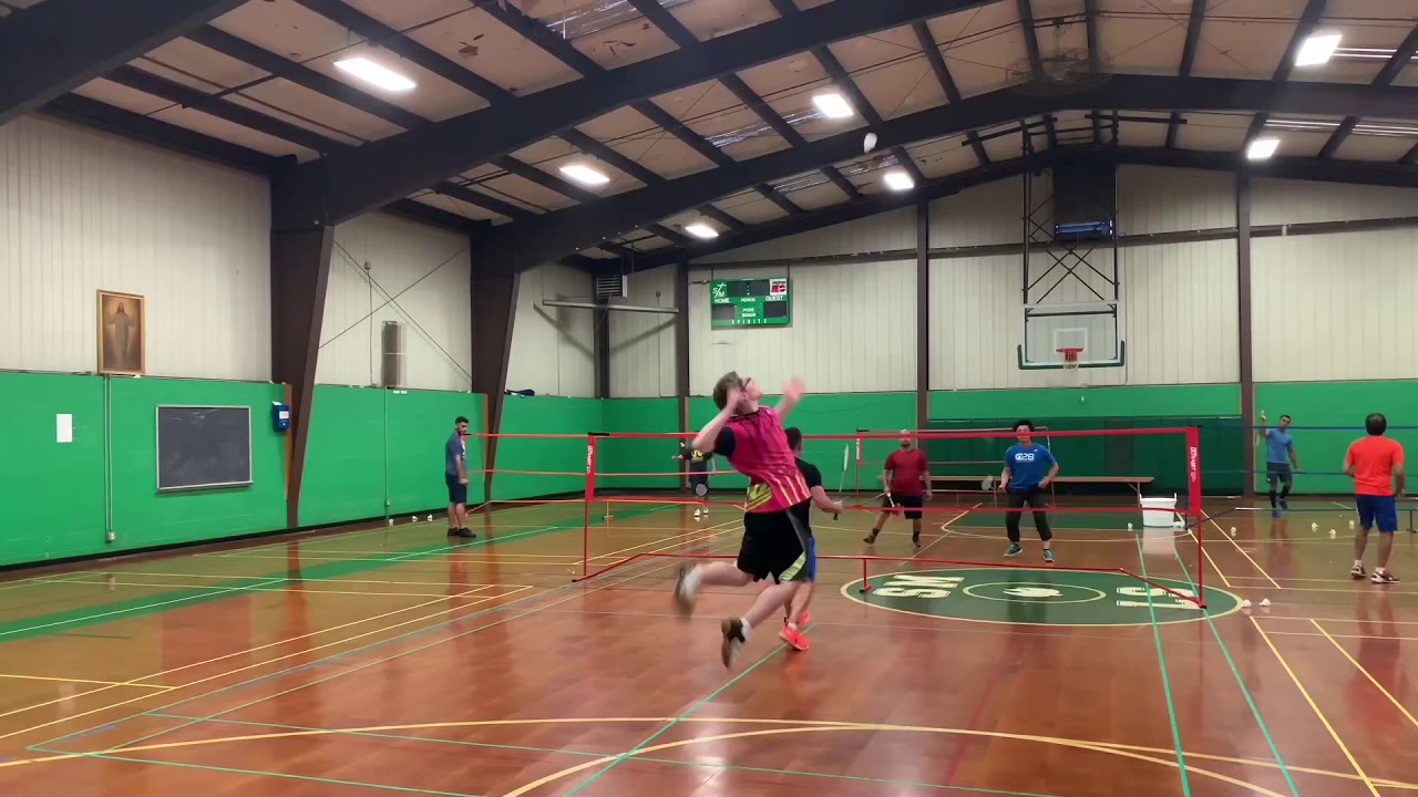 Week 38 Badminton Shots - pronation/scissor jump/ better footwork - YouTube