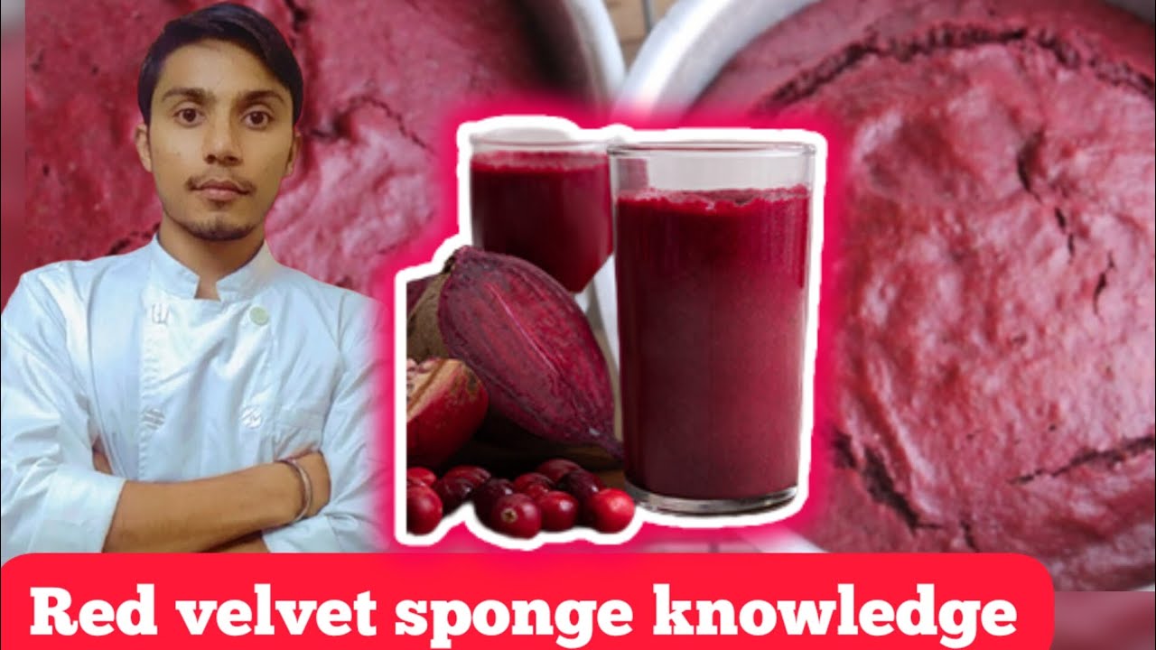 Red velvet sponge recipe Knowledge @ChefDSMehra - YouTube