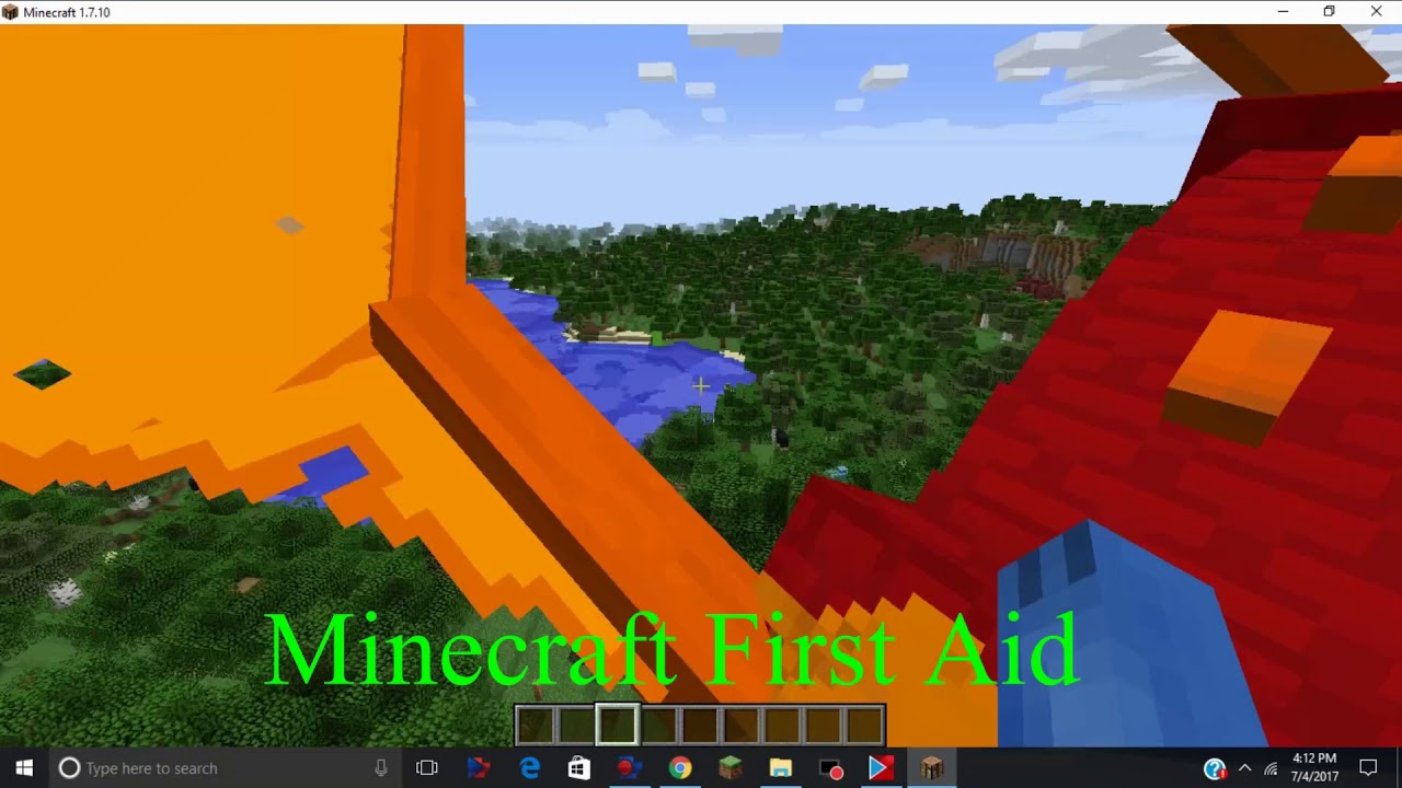 Minecraft First Aid - YouTube