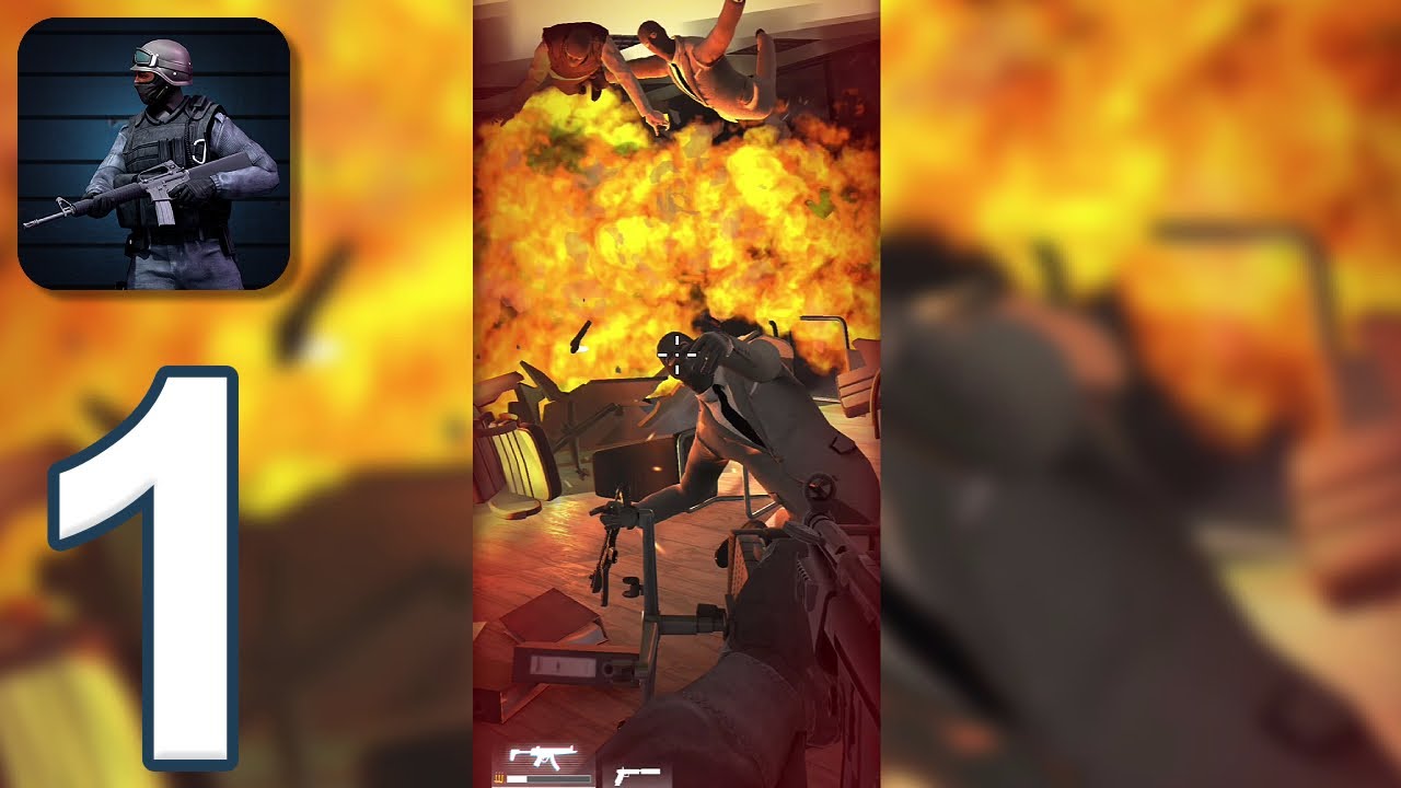 SWAT Shooter Police Action FPS - Gameplay Walkthrough Part 1 - Tutorial ...