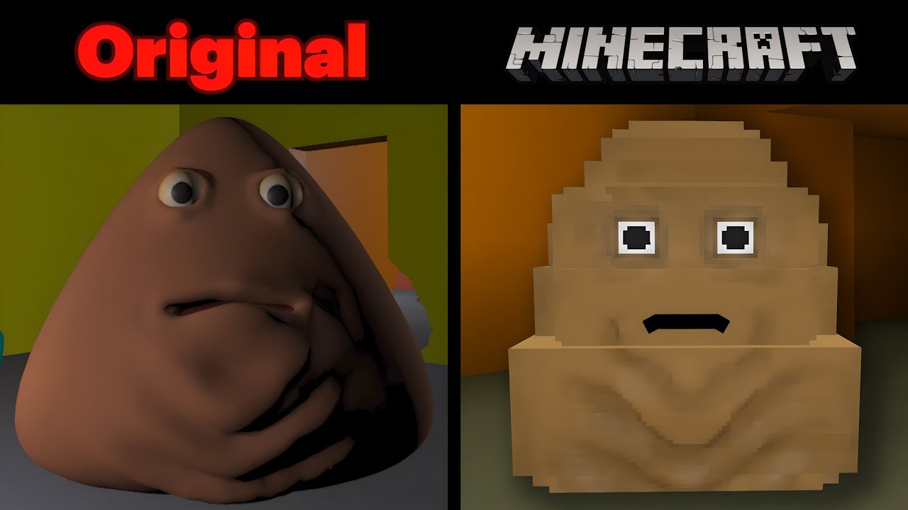 Pou in Bou's Revenge Vs Minecraft - YouTube