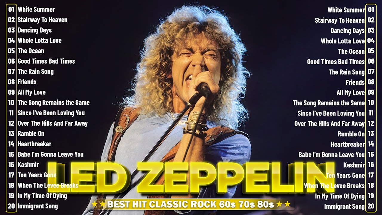 Led Zeppelin Greatest Hits Full Album - Greatest Classic Rock Hits of ...