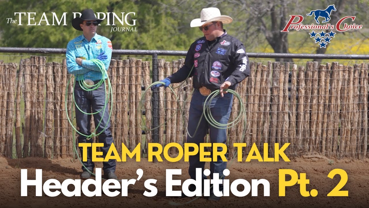 More Team Roper Talk: Header Edition Part 2 - YouTube