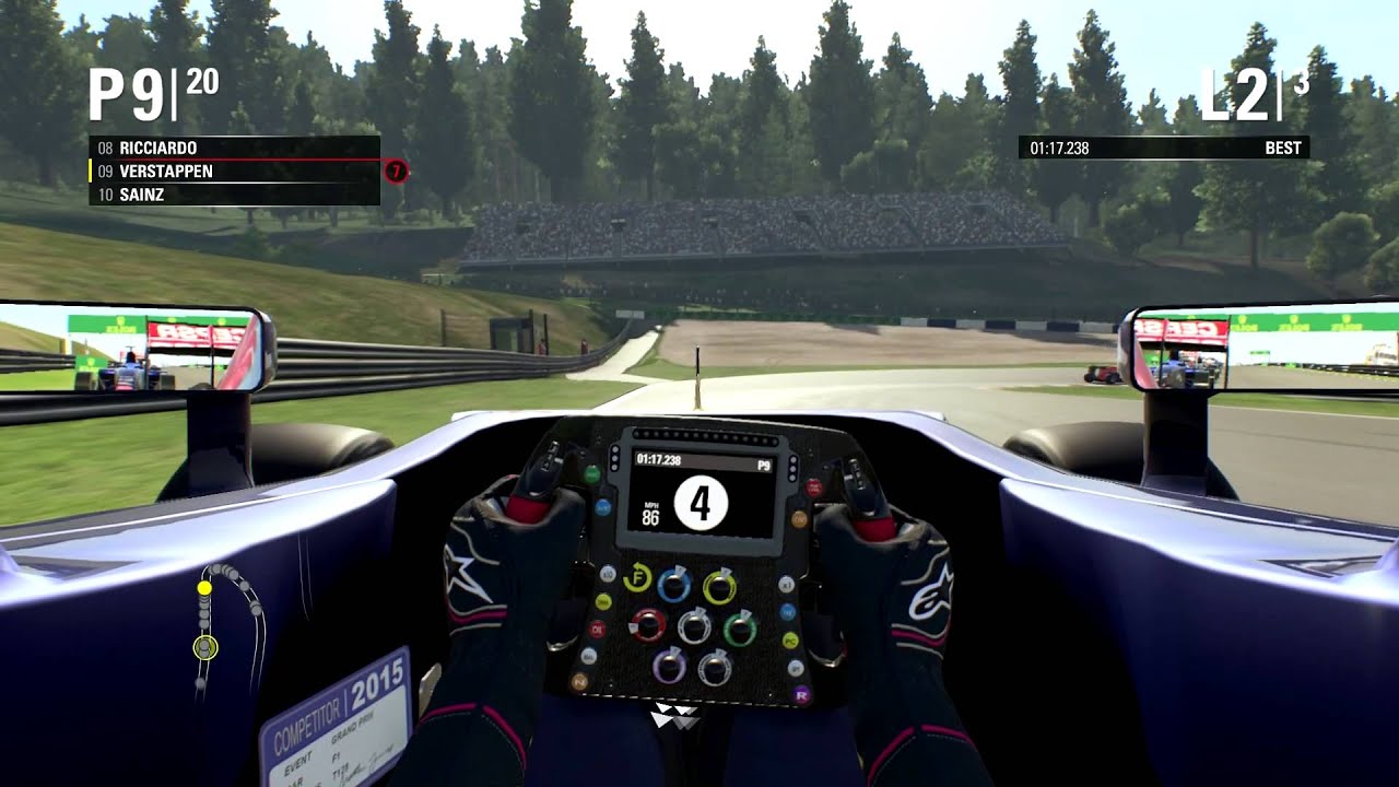 F1 2015: Austria - MV Toro Rosso Cockpit Cam - Ultra 1080p 60FPS - YouTube