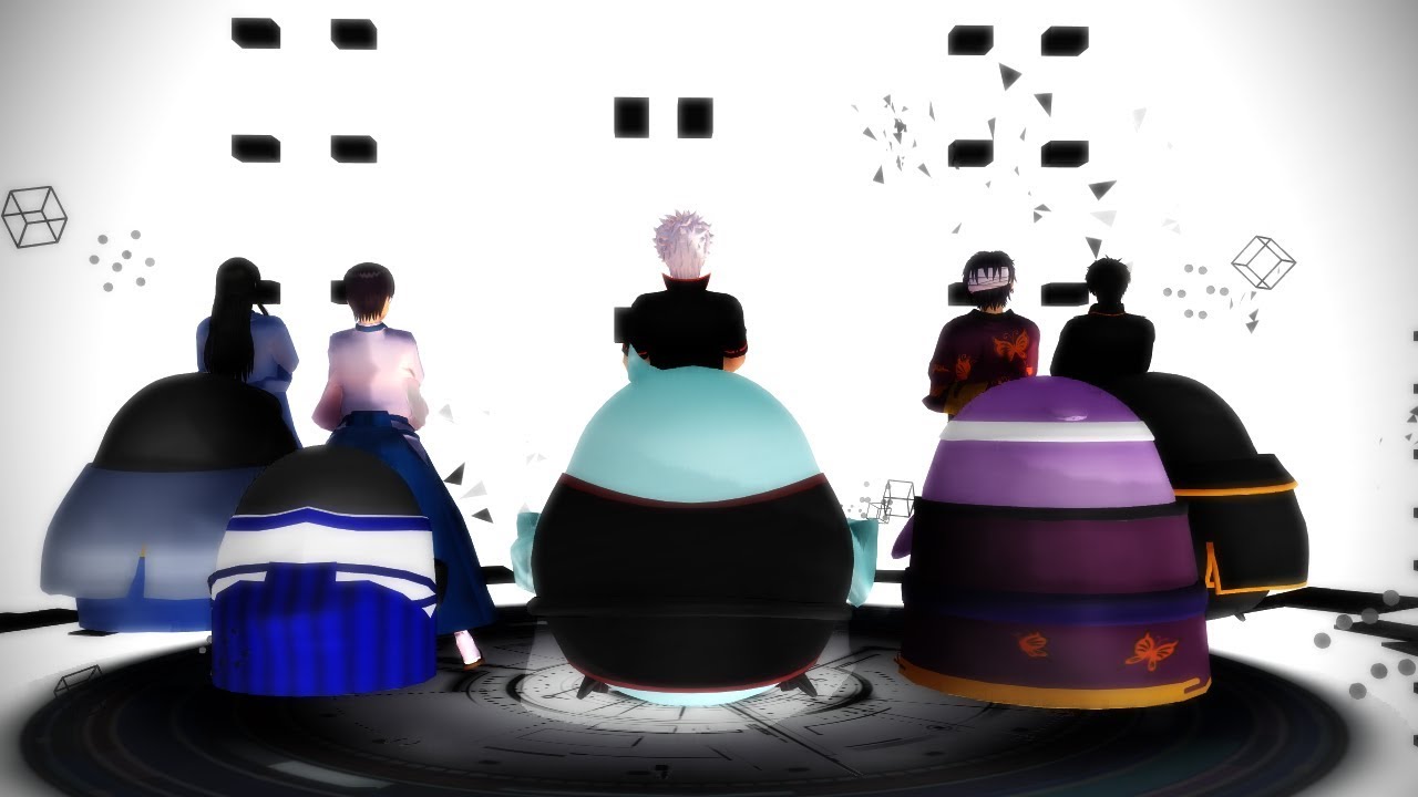 【MMD銀魂】銀魂男ちゅんでGENTLEMAN - YouTube