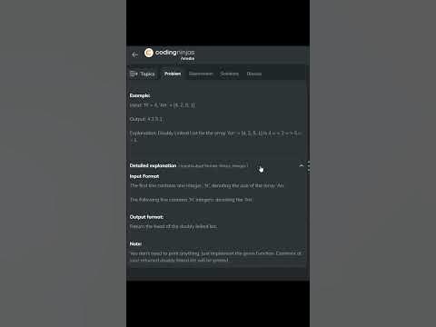 Day-13 Native to Programming || Introduction to Doubly Link list ||#100days #shorts #short # ...