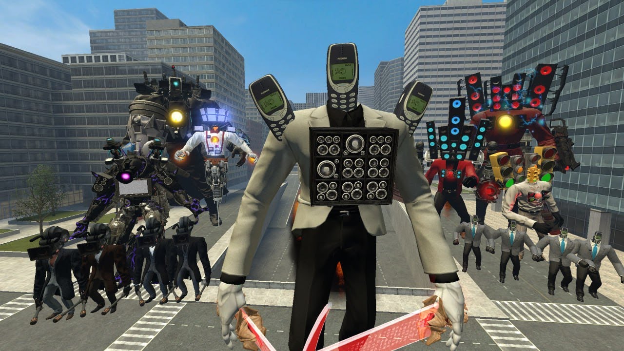 NEW UPGRADED TITAN NOKIAMAN BOSS vs ALL SKIBIDI BOSSES in Garry's Mod ...