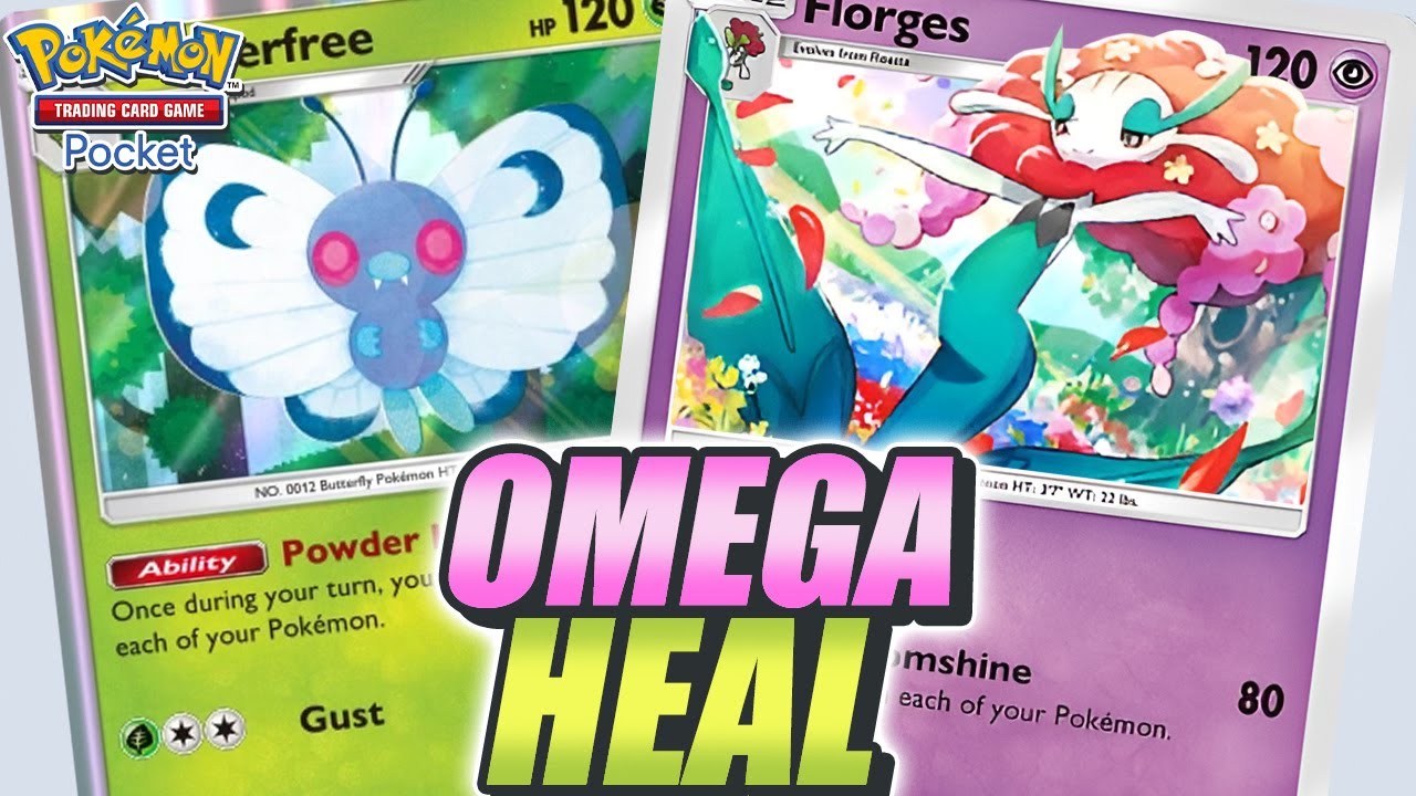 FLORGES & BUTTERFREE INFINITE HEALING - Pokemon TCG Pocket - YouTube