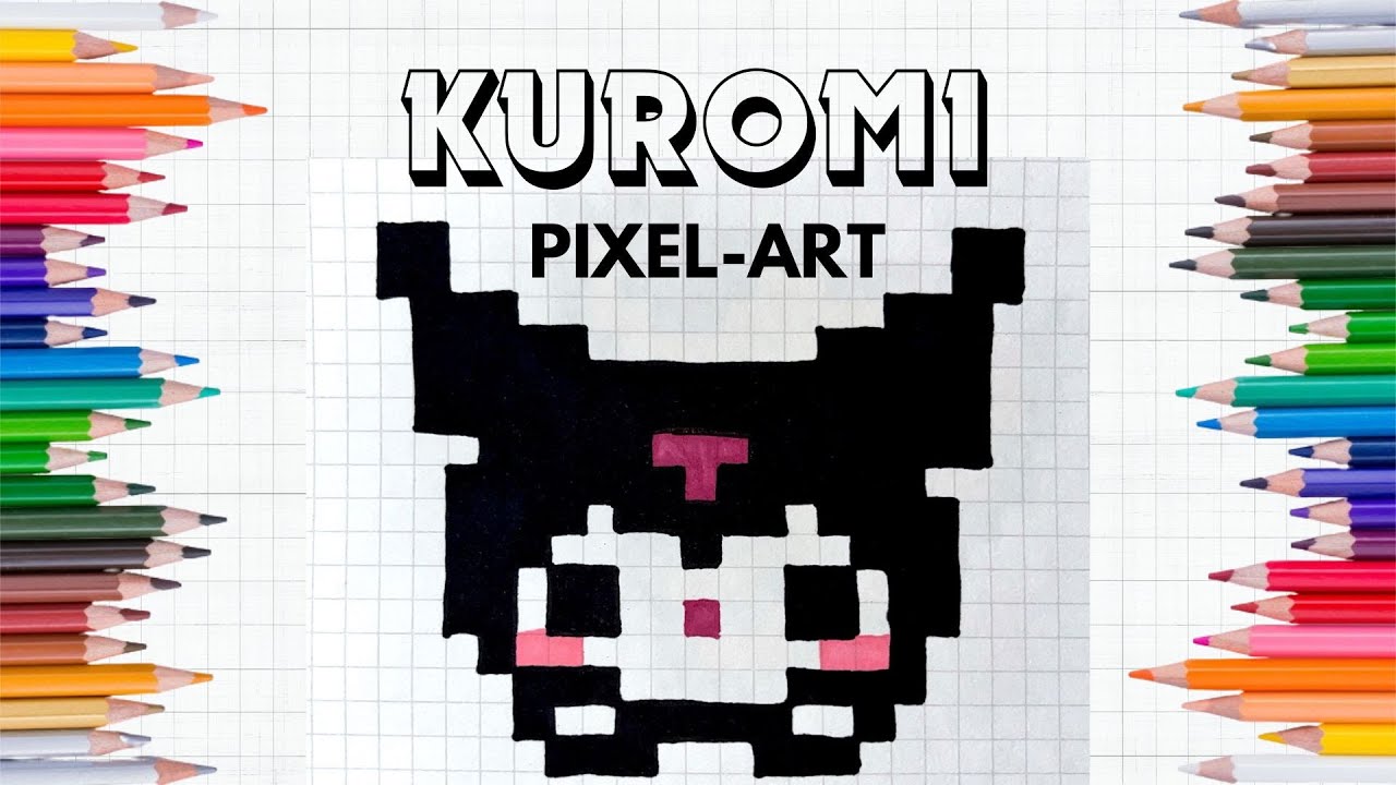 Como Dibujar a Kuromi en Pixel Art - How To Draw Kuromi #pixelart # ...