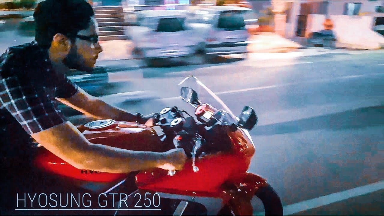 Riding 2018 HYOSUNG GTR 250 with SC Project exhaust! - YouTube