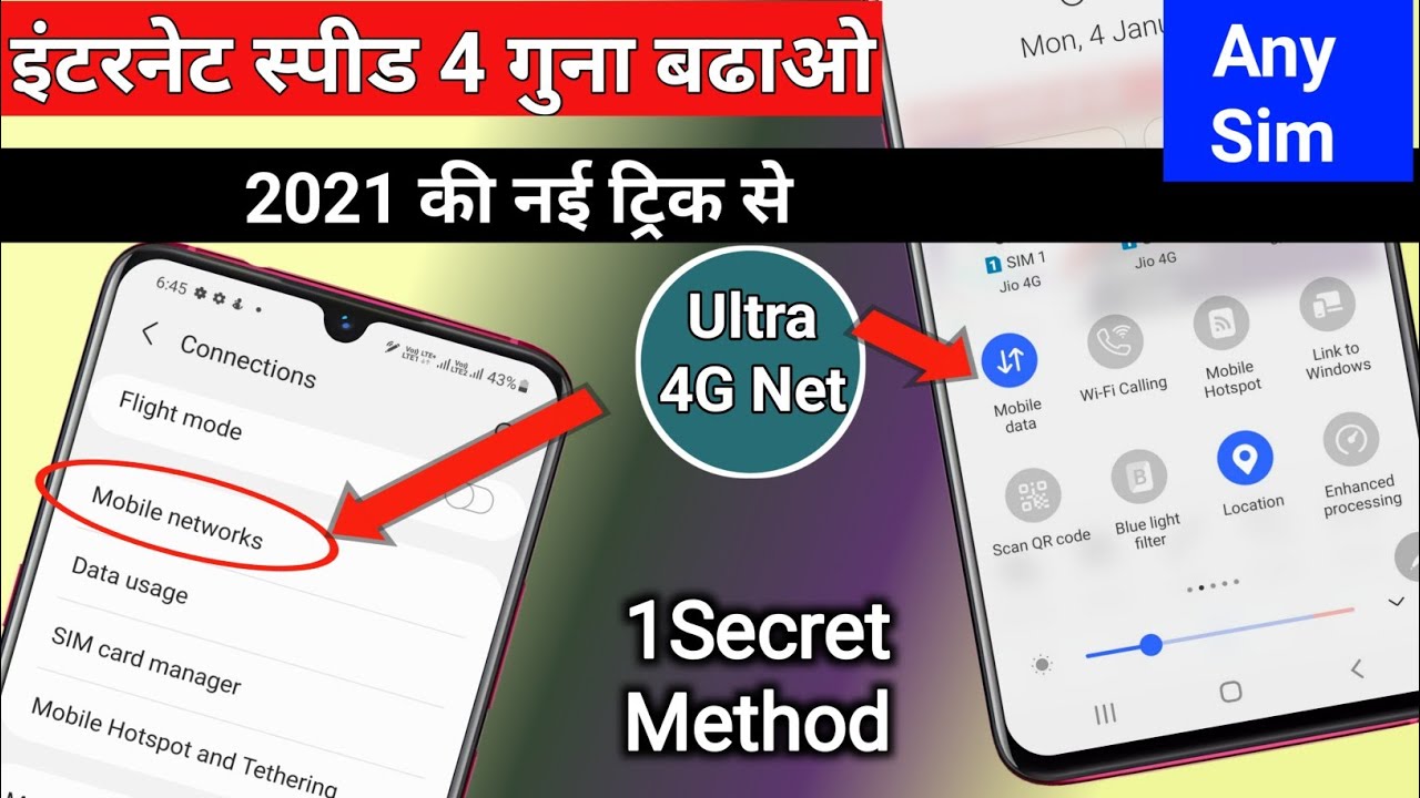 Boost Internet Speed 4X By This New Hidden 2021Jan Grand Tricks || by ...