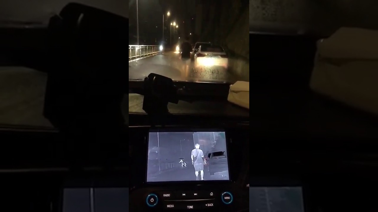 Anti-glare, Car night vision thermography imagery camera IR infrared ...