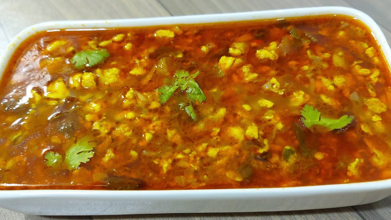 Egg Bhurji Jhol Recipe | अंडा भुर्जी झोल | Simple Egg Recipe - YouTube