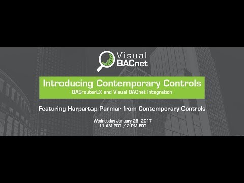 Introducing Contemporary Controls BASRouterLX and Visual BACnet ...