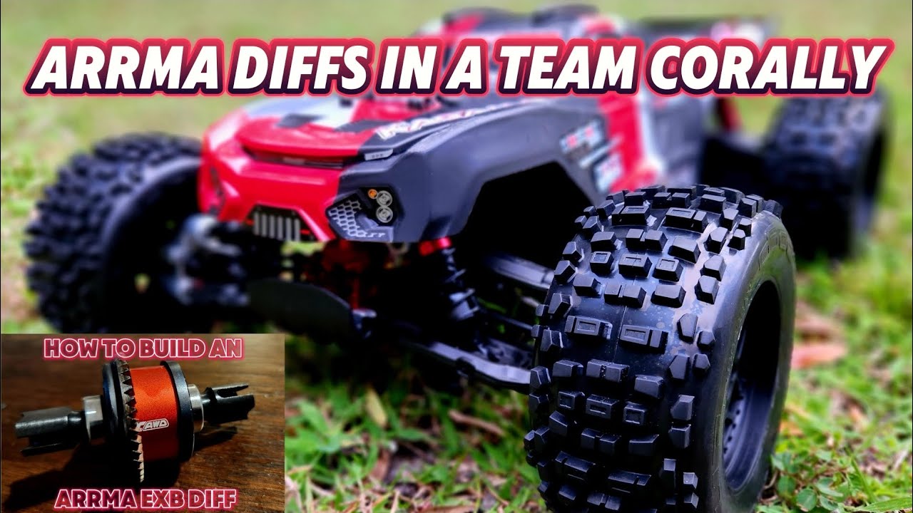 How I put Arrma diffs in Team Corally 6S. - YouTube