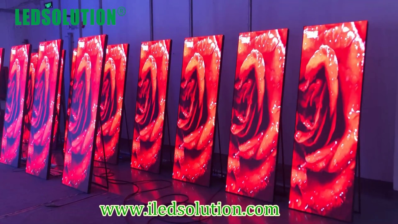 LEDSOLUTION P2.5 Mirror Poster LED Display - YouTube