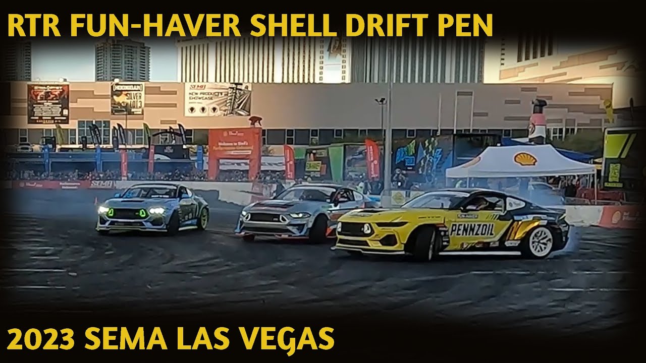 RTR FUN-HAVER SHELL OIL DRIFT PEN 2023 SEMA LAS VEGAS - YouTube
