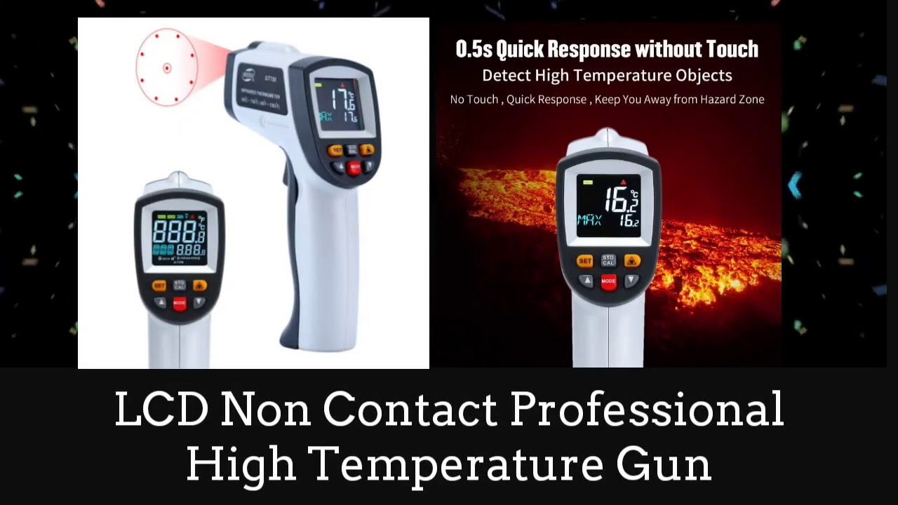 Digital, Infrared and High Temperature Guns/Thermometer - YouTube